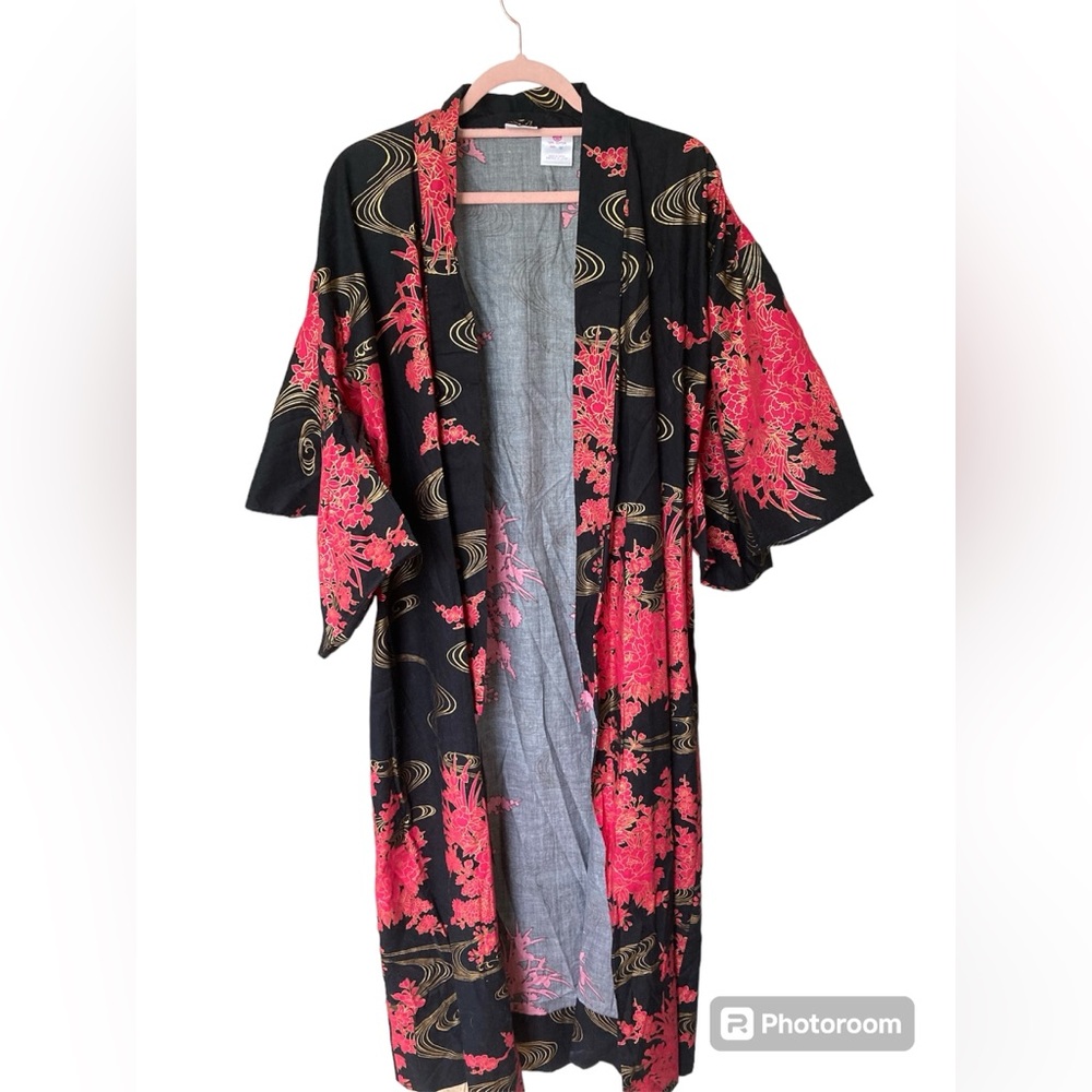 Smithsonian Institute Japanese Made Kimono M - Gem